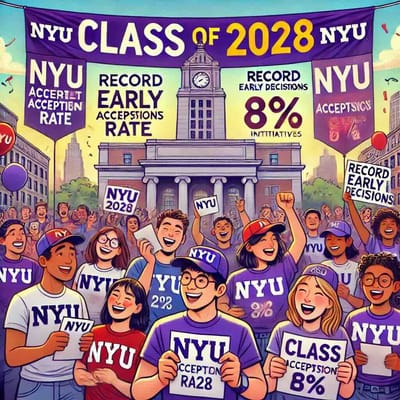 Class of 2028 - NYU acceptance rate stays 8% - Record Early Decisions ...